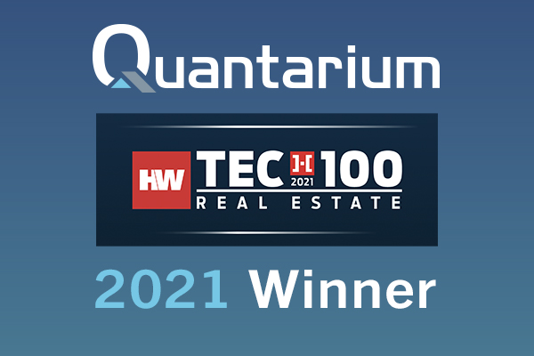 HousingWire Tech 100 - We Are Winners ! - Quantarium